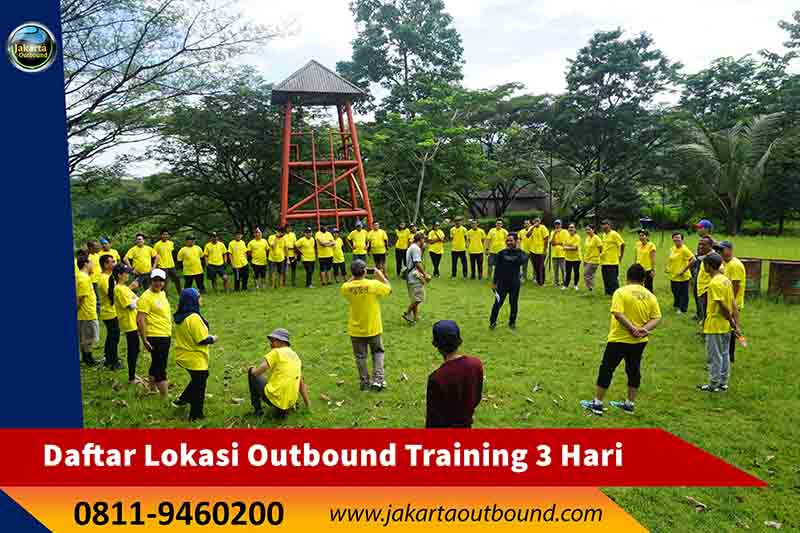 Daftar Lokasi Paket Outbound Training 3 Days